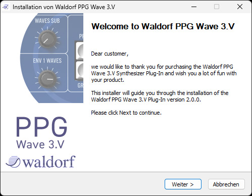 Waldorf Music PPG Wave 3.V 2.0